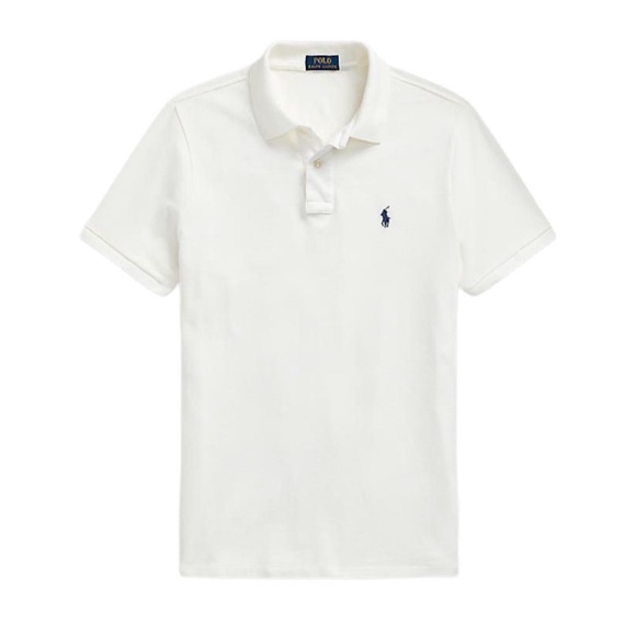 Polo Ralph Lauren | Shirts | Polo Ralph Lauren Mens White Polo Shirt M ...